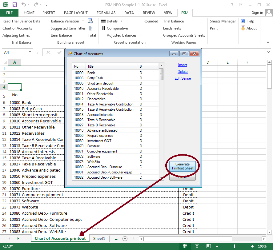 Excel FSM | Budget | Financial Statement Masters